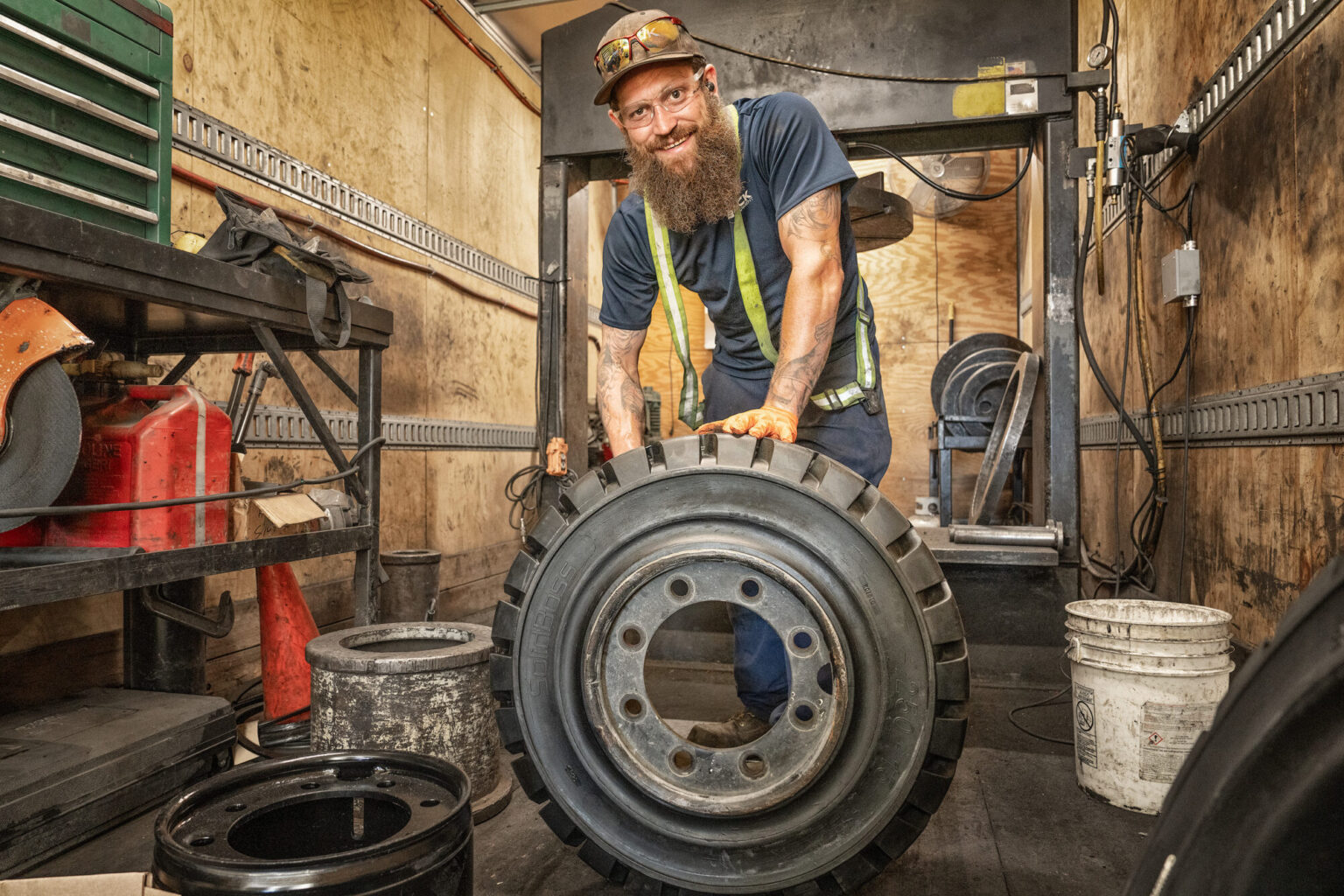 Tire Sales and Service For Material Handling Equipment